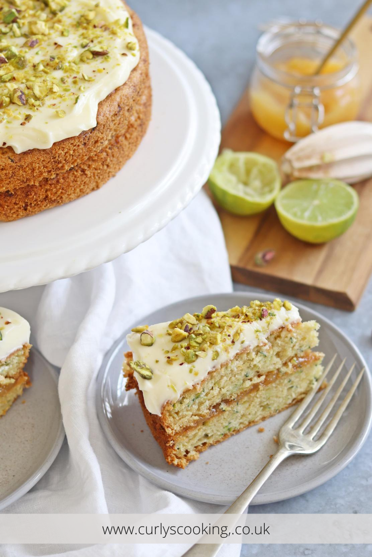 Courgette Cake with Lemon Curd & Cream Cheese Icing – Curly's Cooking