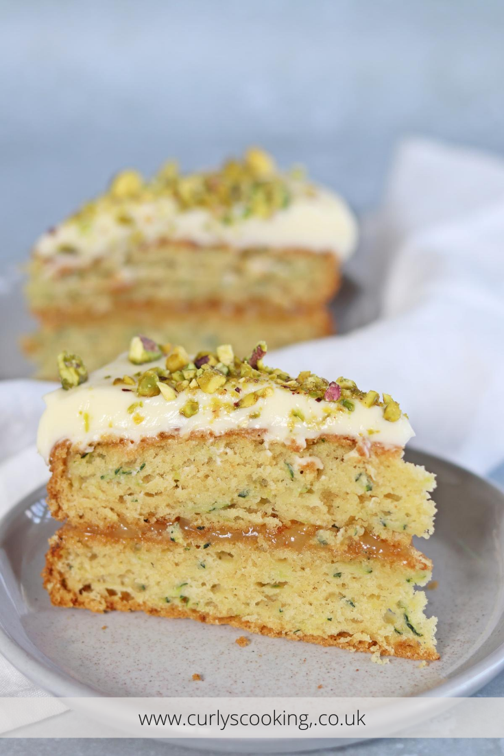 Courgette Cake with Lemon Curd & Cream Cheese Icing – Curly's Cooking