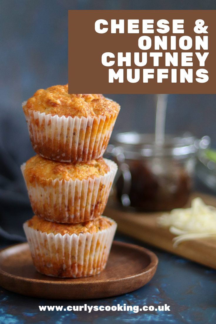 Cheese & Onion Chutney Muffins – Curly's Cooking