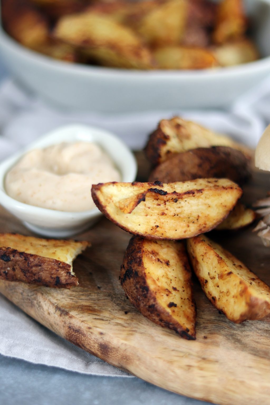 Baked Chipotle Wedges – Curly's Cooking