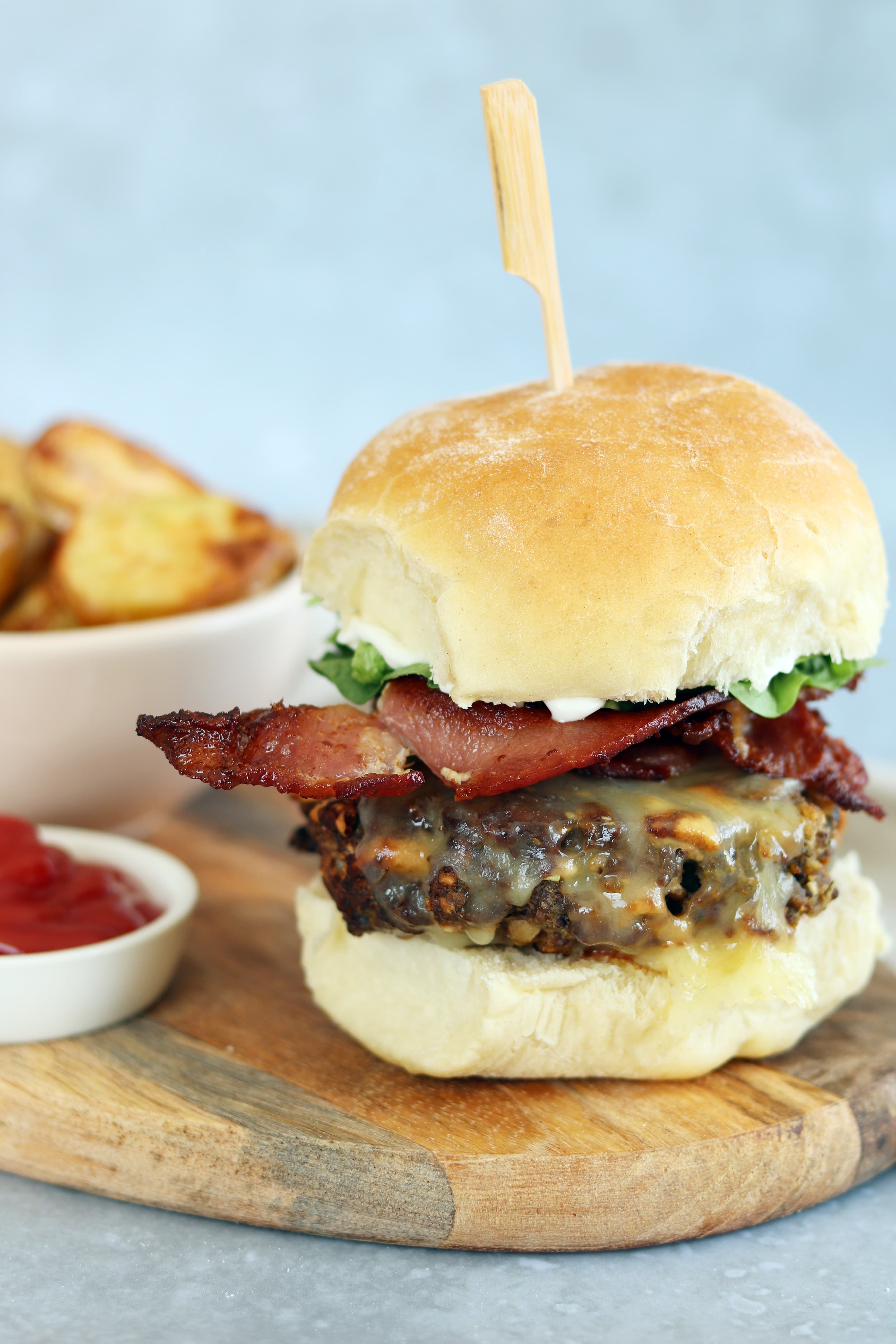 Ultimate Bacon Cheese Burgers – Curly's Cooking