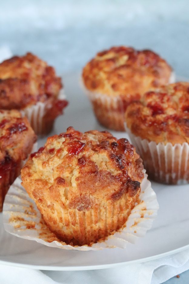 Easy Jam Muffins – Curly's Cooking