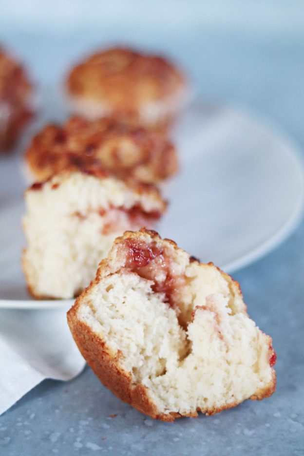 Easy Jam Muffins – Curly's Cooking