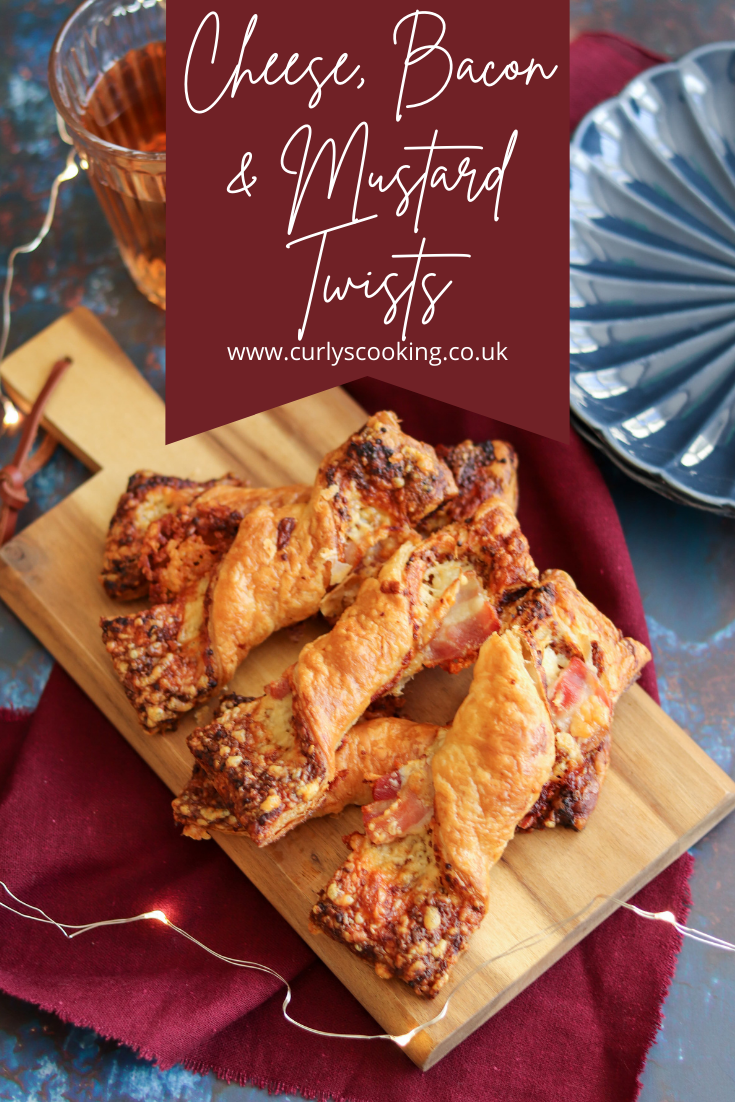 Cheese, Bacon & Mustard Twists – Curly's Cooking
