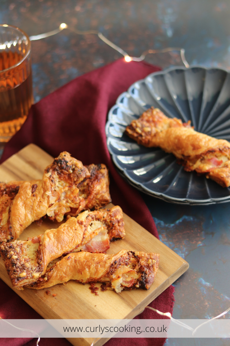 Cheese, Bacon & Mustard Twists – Curly's Cooking