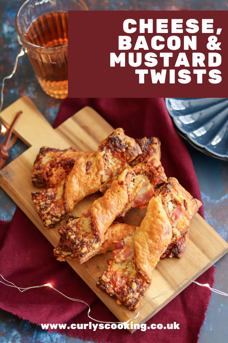 Cheese, Bacon & Mustard Twists – Curly's Cooking