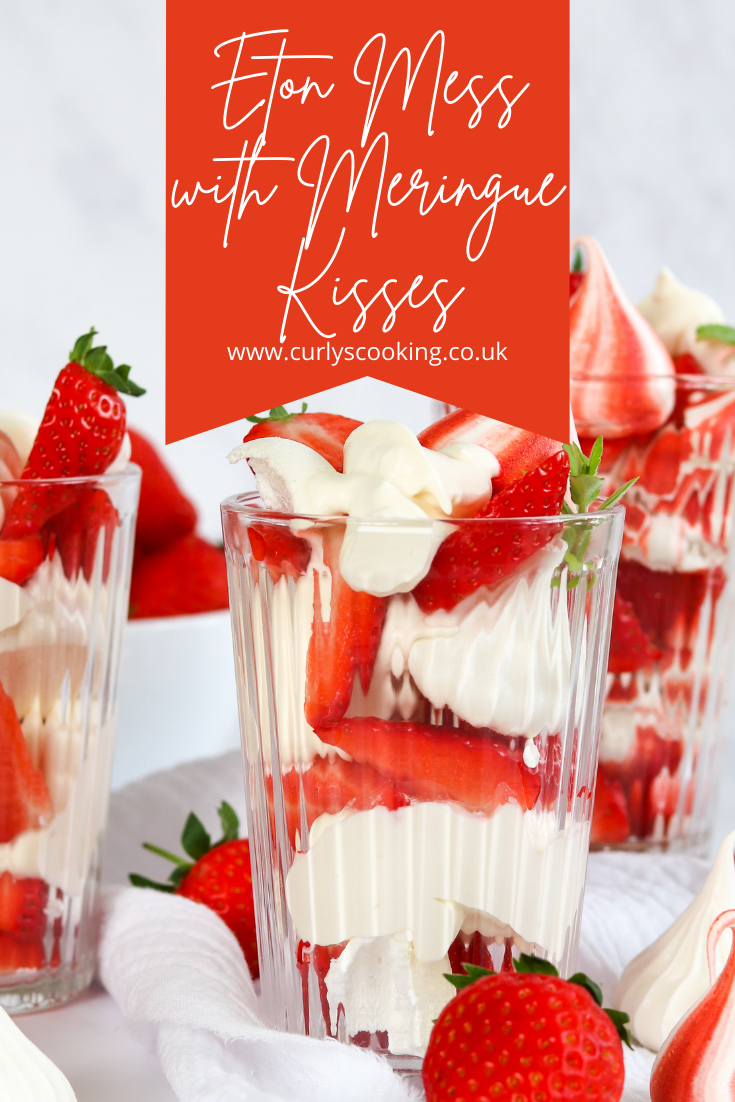 Eton Mess with Meringue Kisses