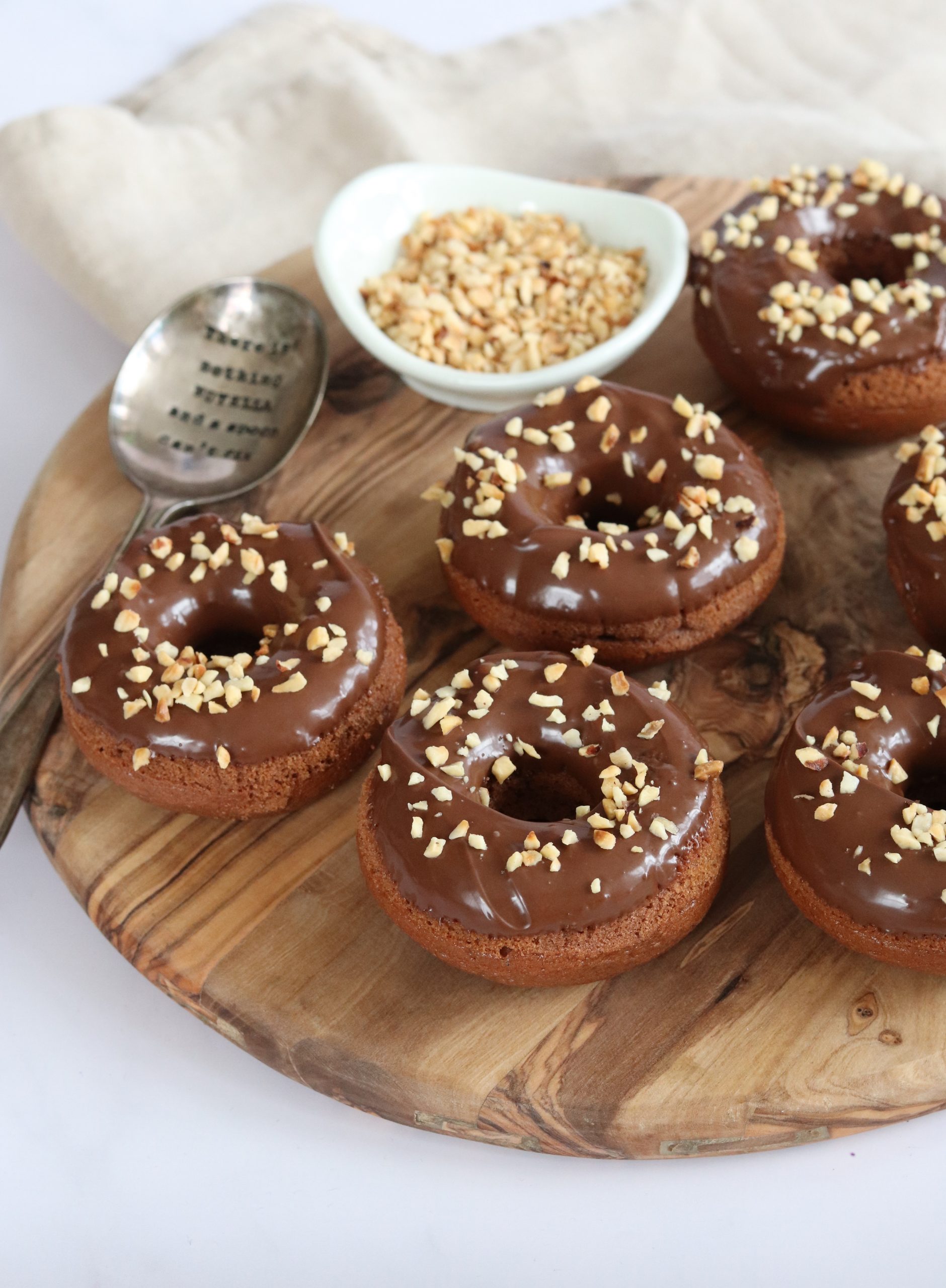 Baked Nutella Doughnuts – Curly's Cooking