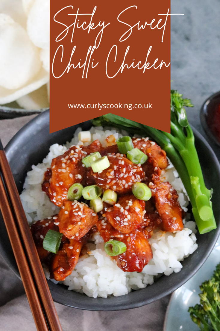 Sticky Sweet Chilli Chicken – Curly's Cooking