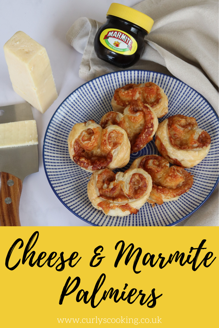 Cheese & Marmite Palmiers – Curly's Cooking