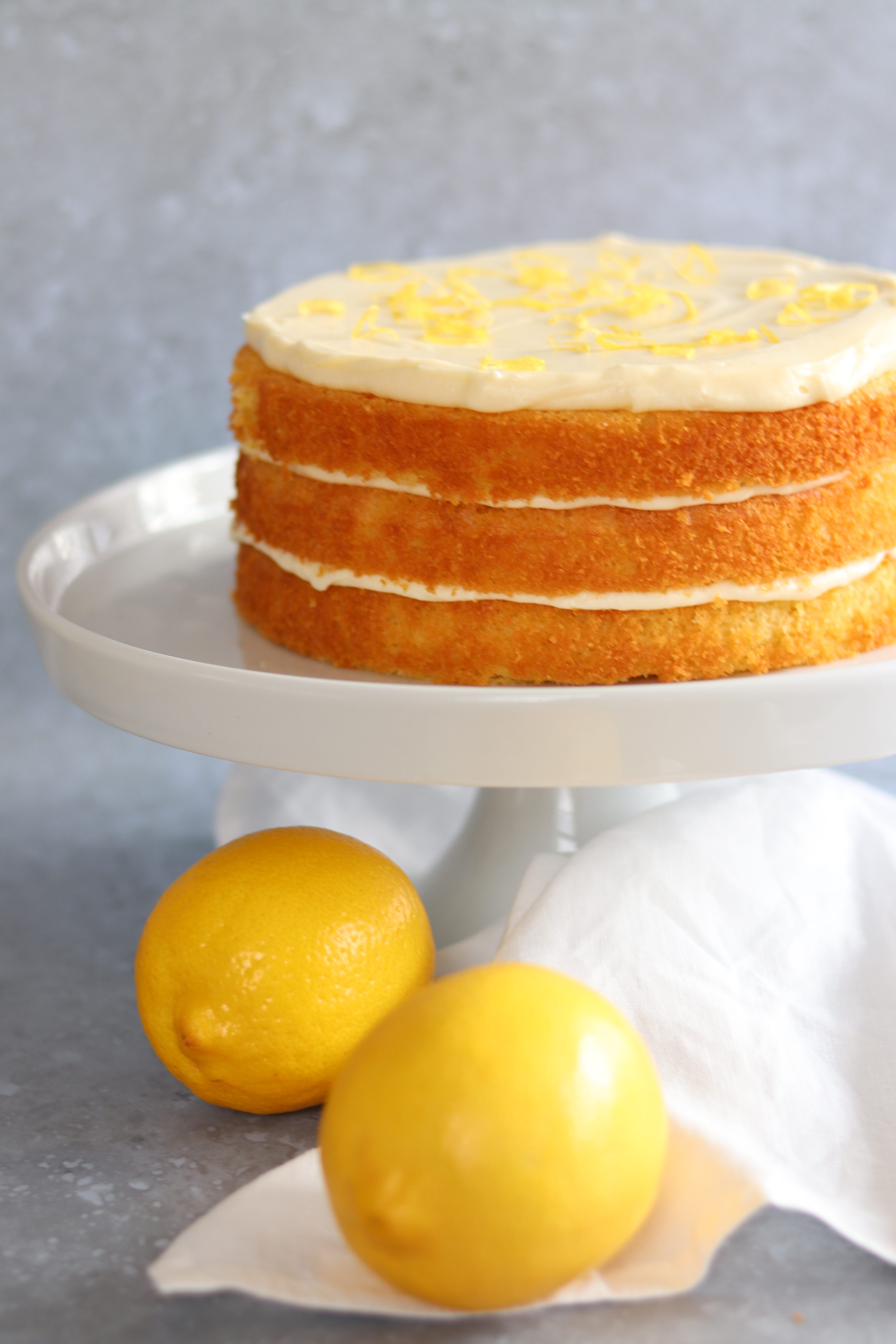 Lemon & Mascarpone Cake – Curly's Cooking
