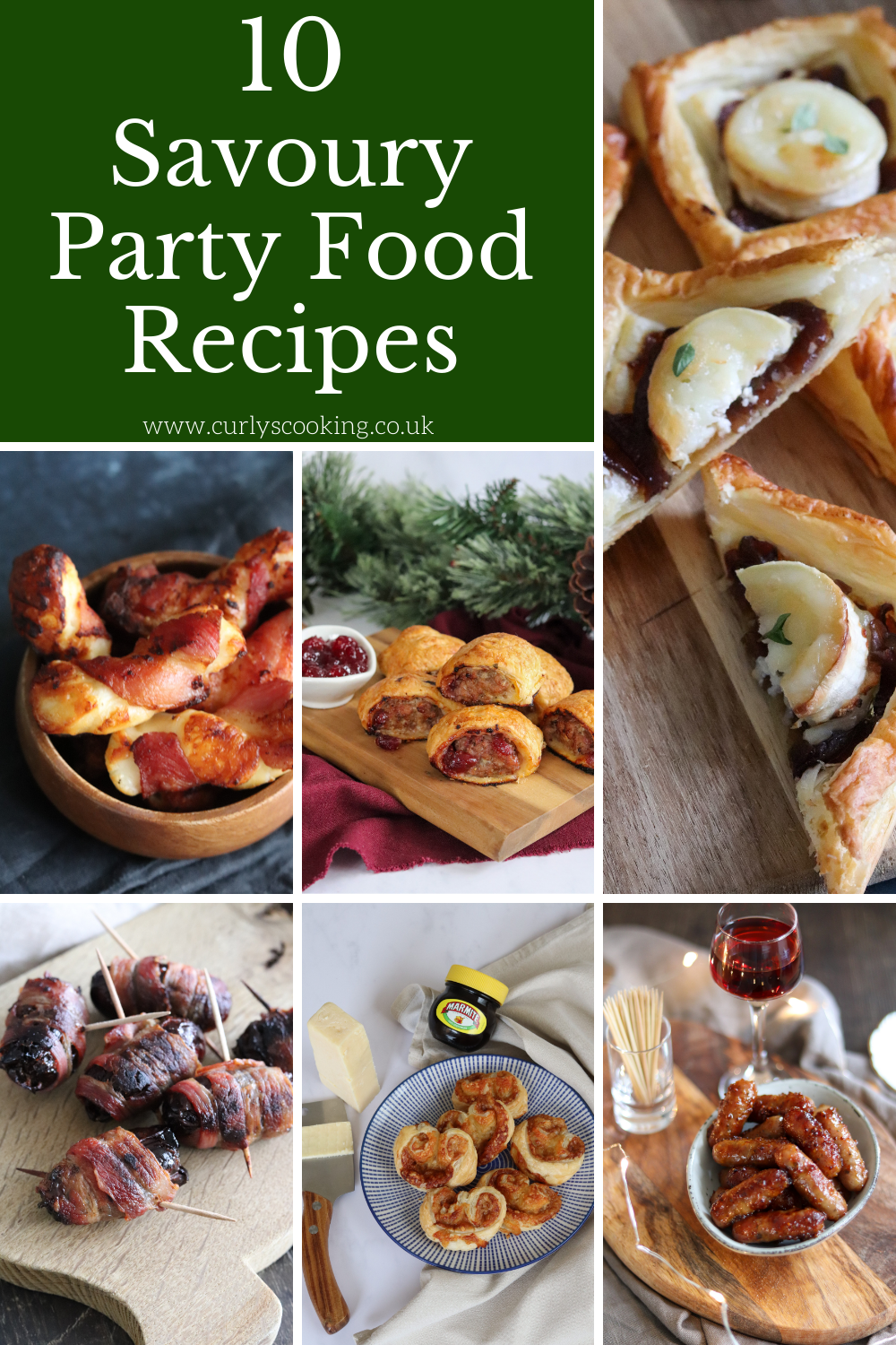 10 Savoury Party Food Recipes – Curly's Cooking