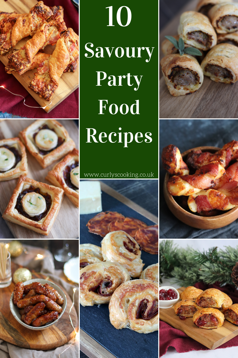 10 Savoury Party Food Recipes – Curly's Cooking