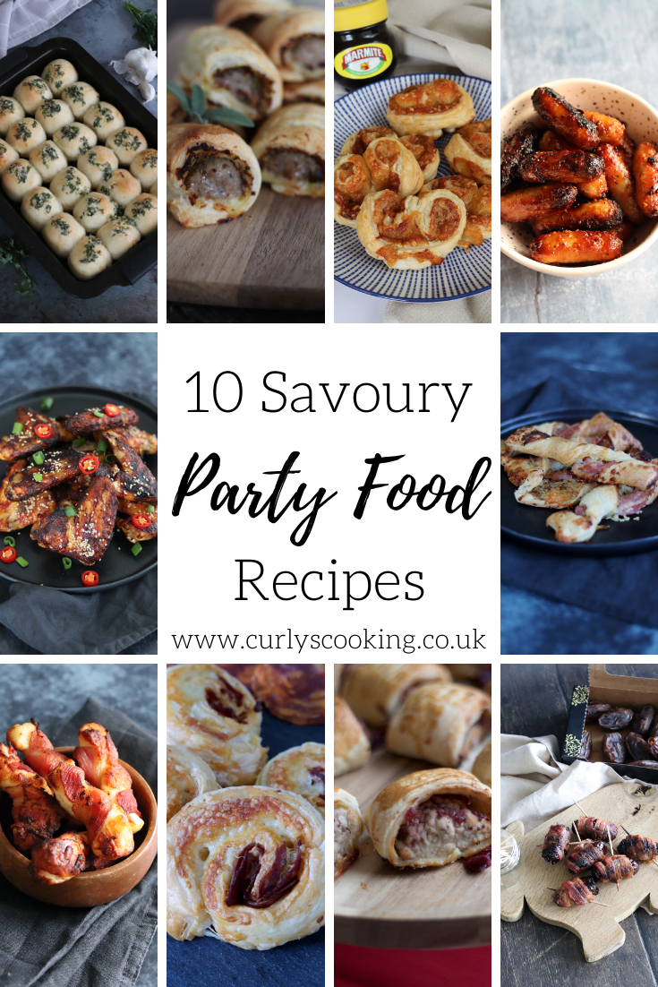 10 Savoury Party Food Recipes – Curly's Cooking