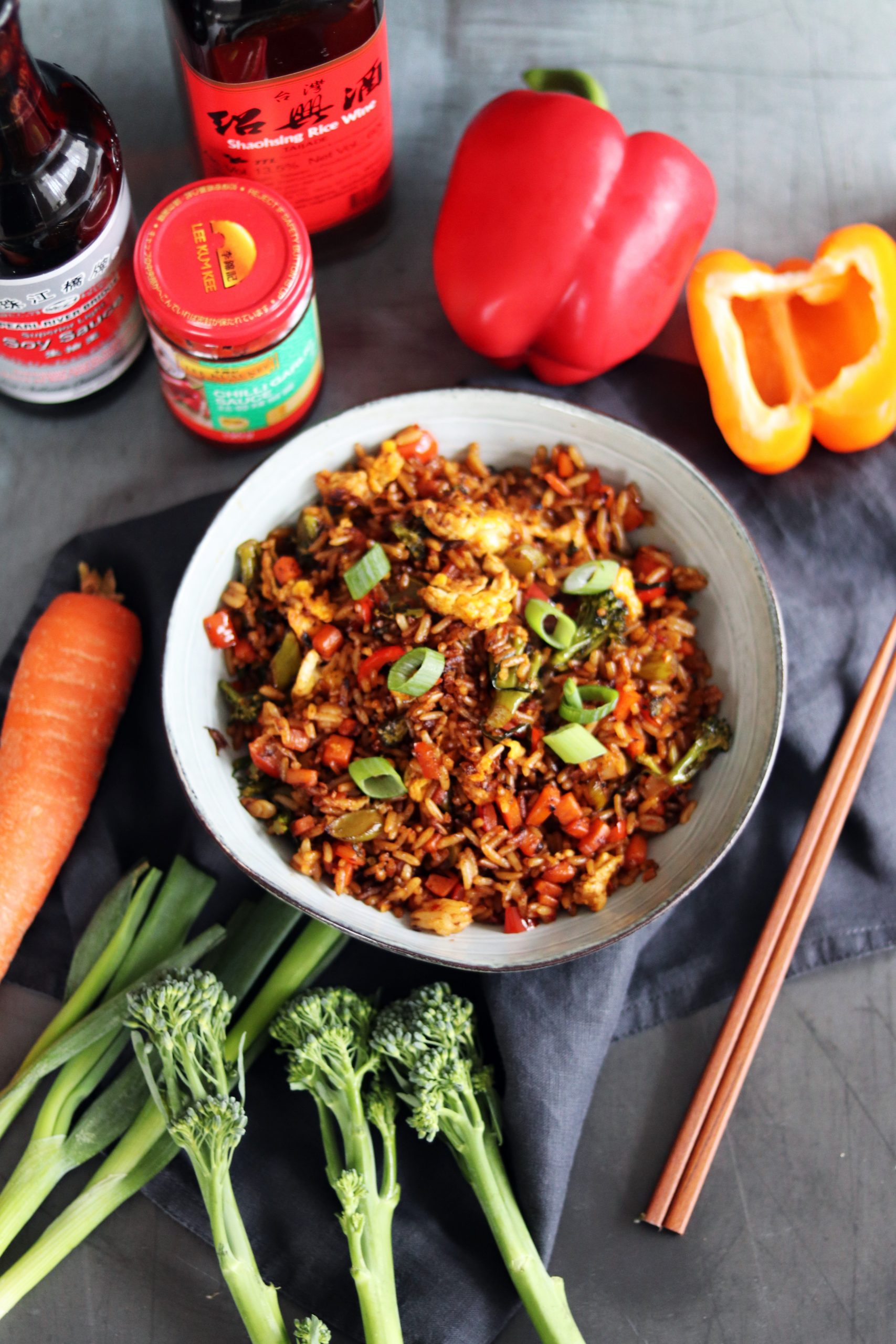 Vegetable Fried Rice – Curly's Cooking