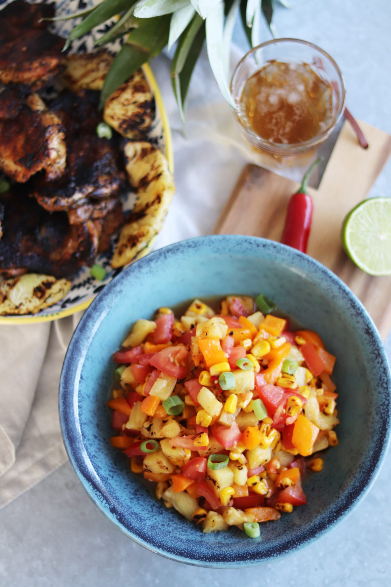 Pineapple & Corn Salsa – Curly's Cooking