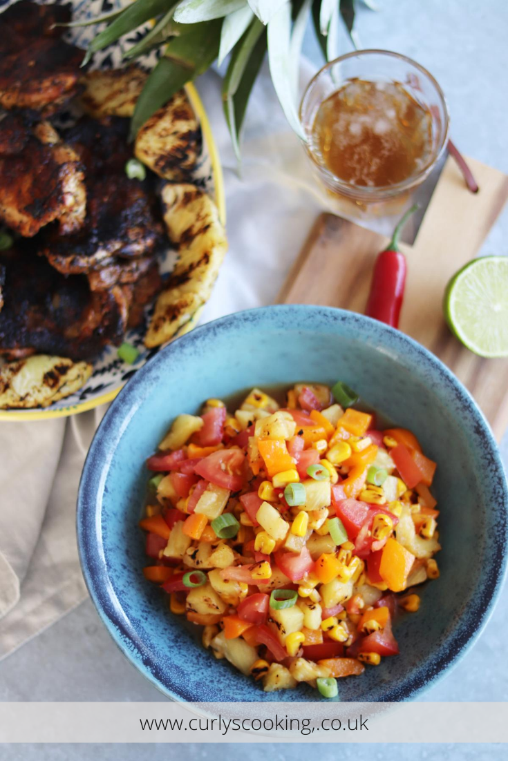 Pineapple & Corn Salsa – Curly's Cooking
