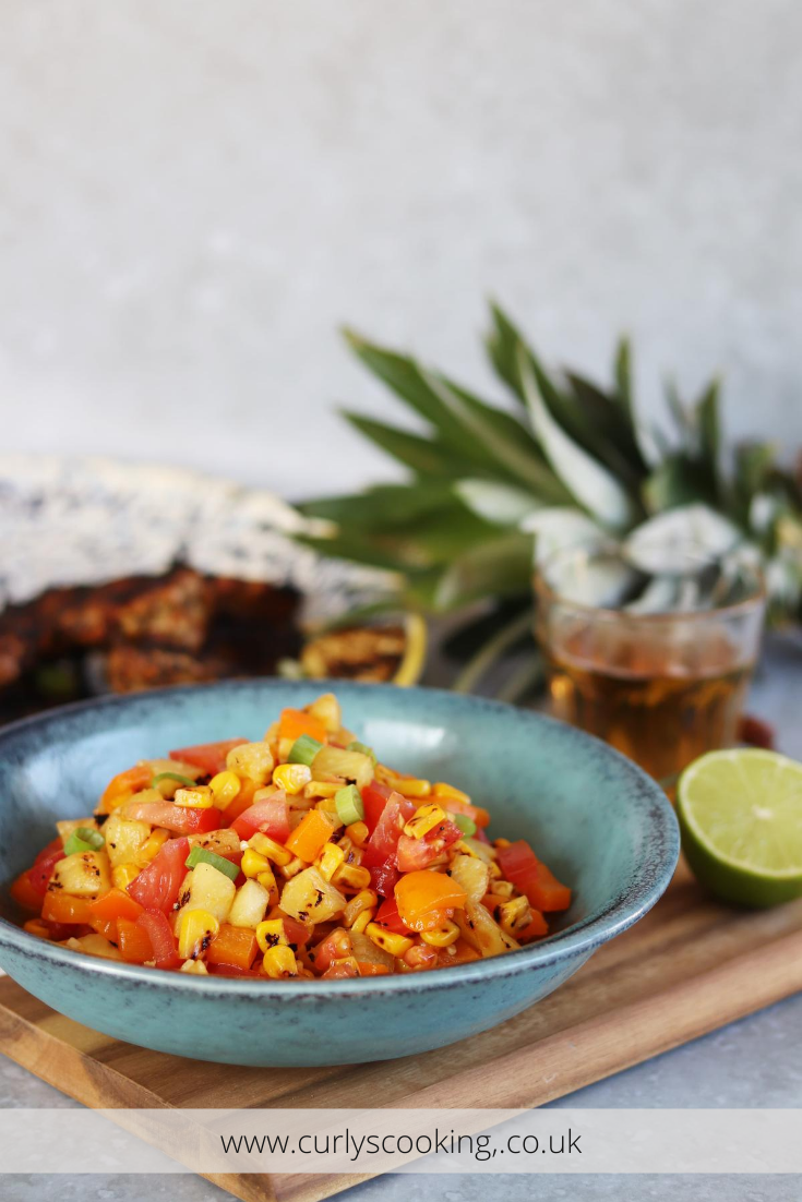 Pineapple & Corn Salsa – Curly's Cooking