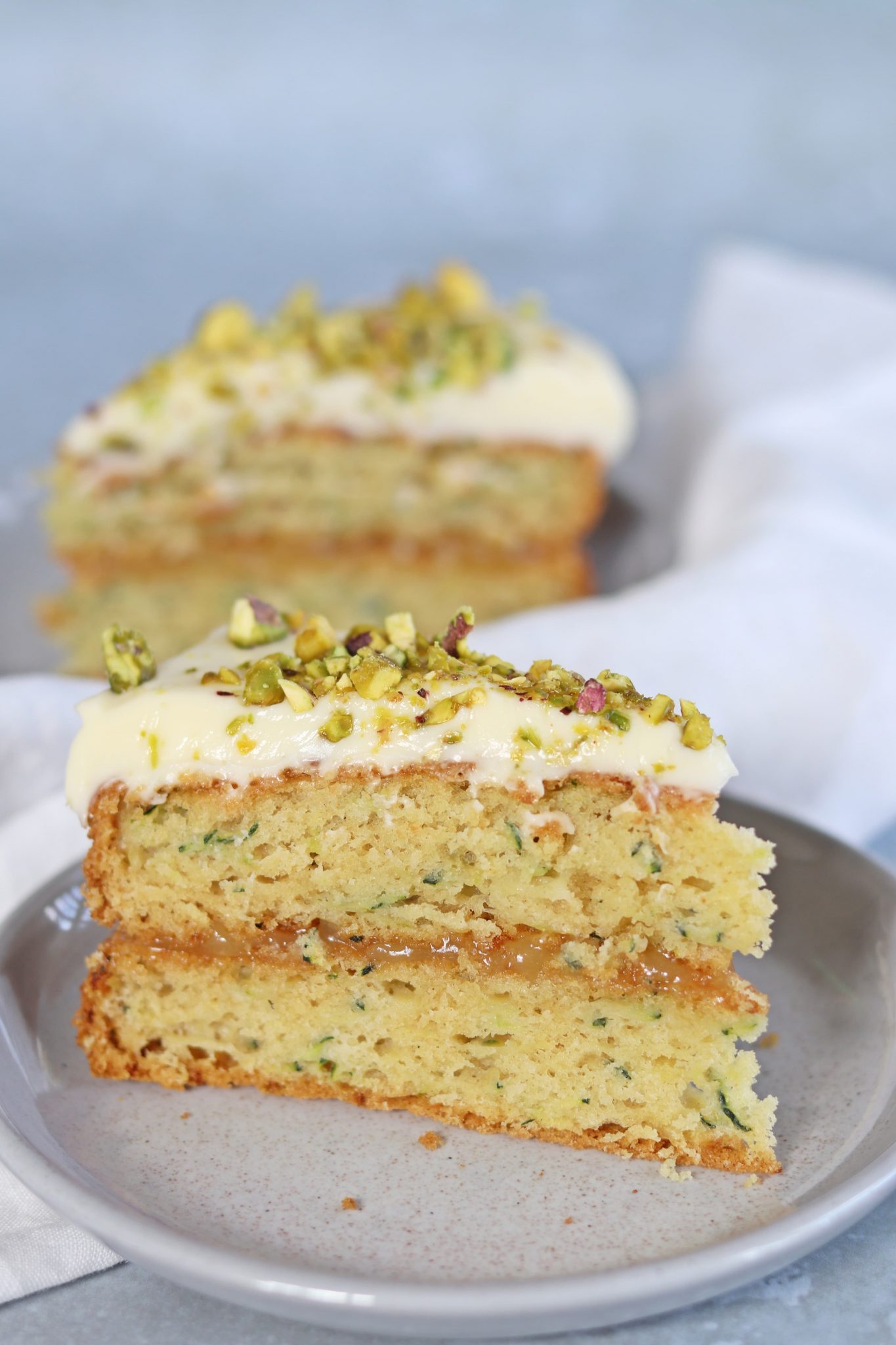 Courgette Cake with Lemon Curd & Cream Cheese Icing – Curly's Cooking