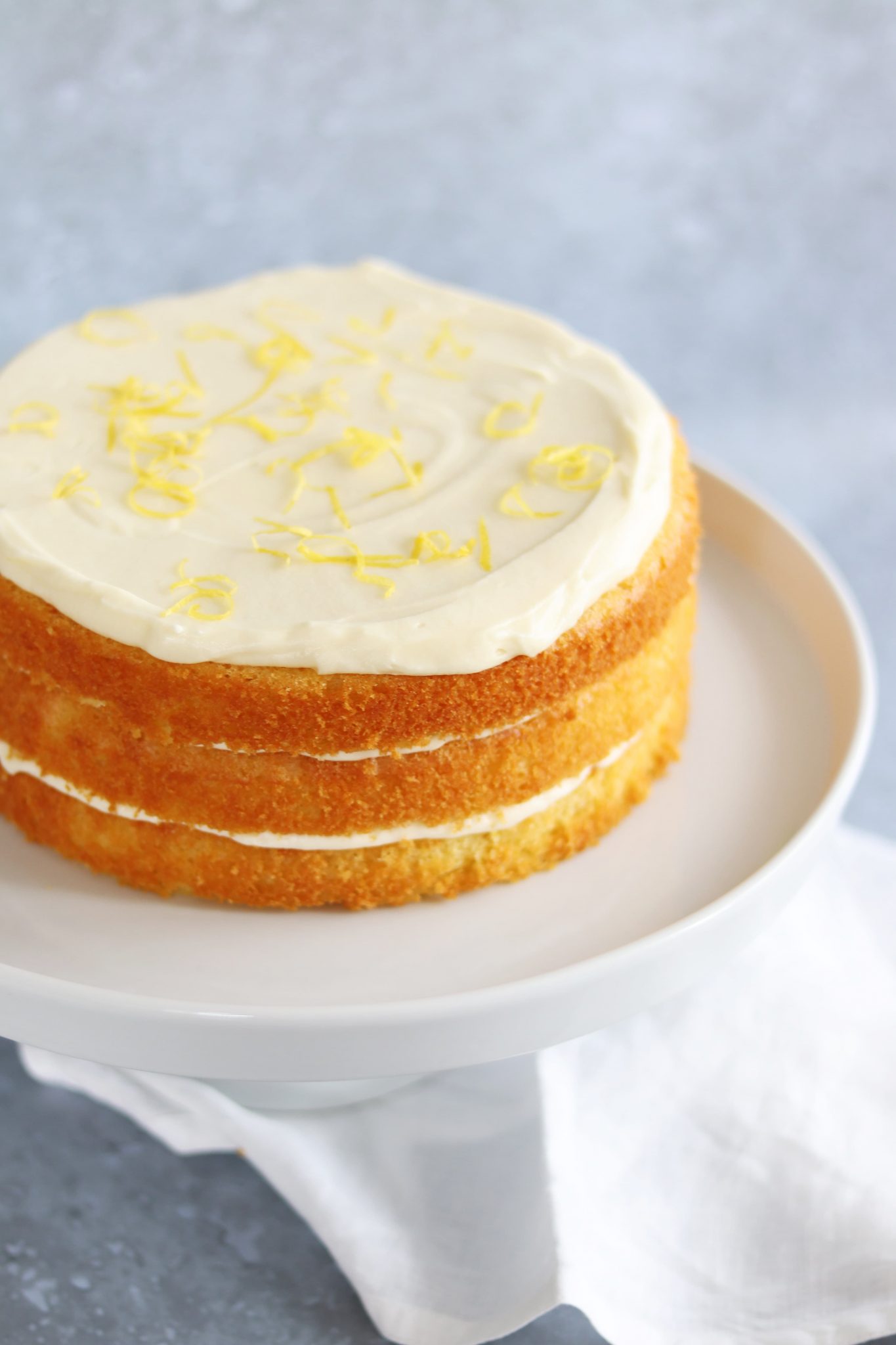 Lemon & Mascarpone Cake – Curly's Cooking