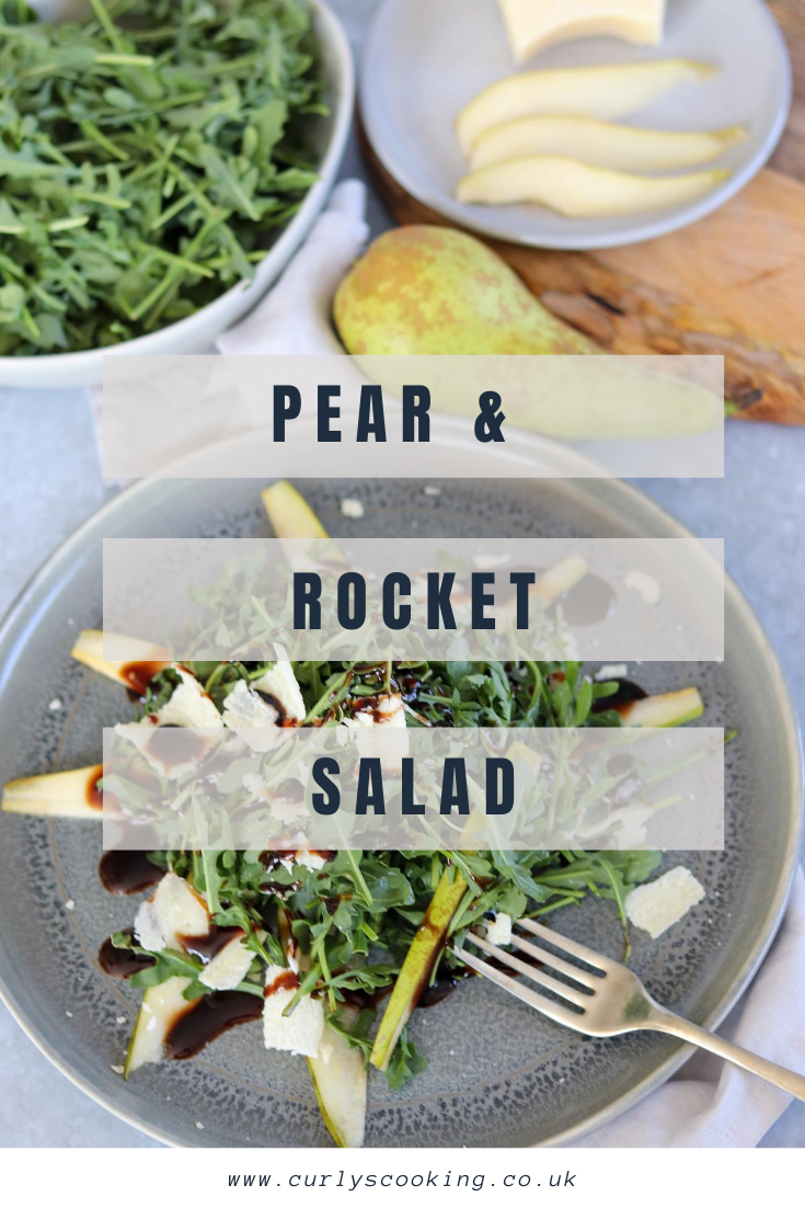 Pear & Rocket Salad – Curly's Cooking