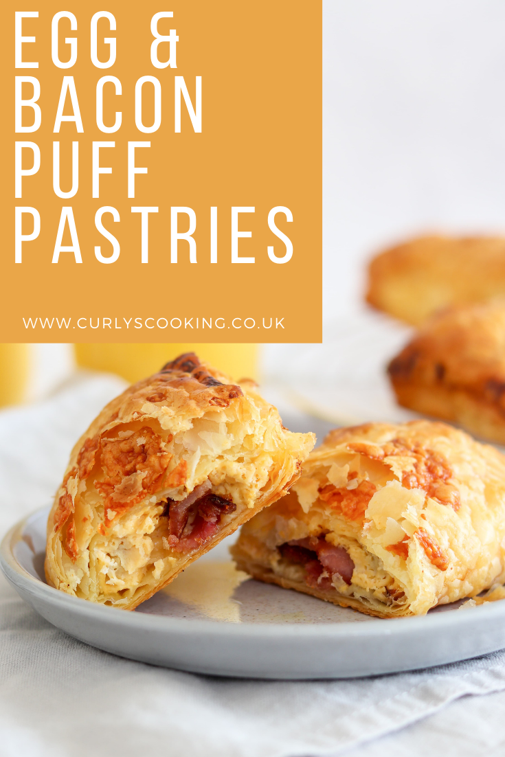 Egg & Bacon Puff Pastries – Curly's Cooking