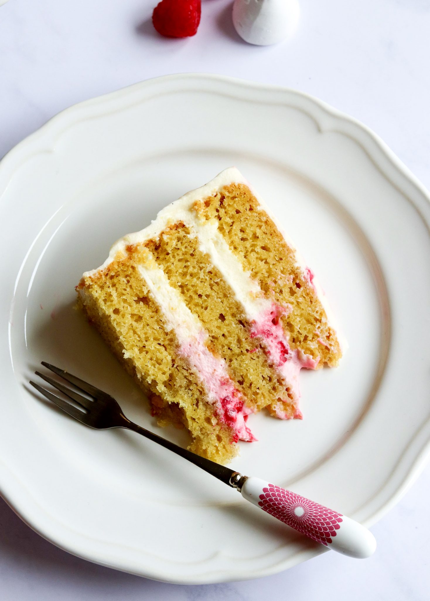 Raspberry & Mascarpone Layer Cake – Curly's Cooking