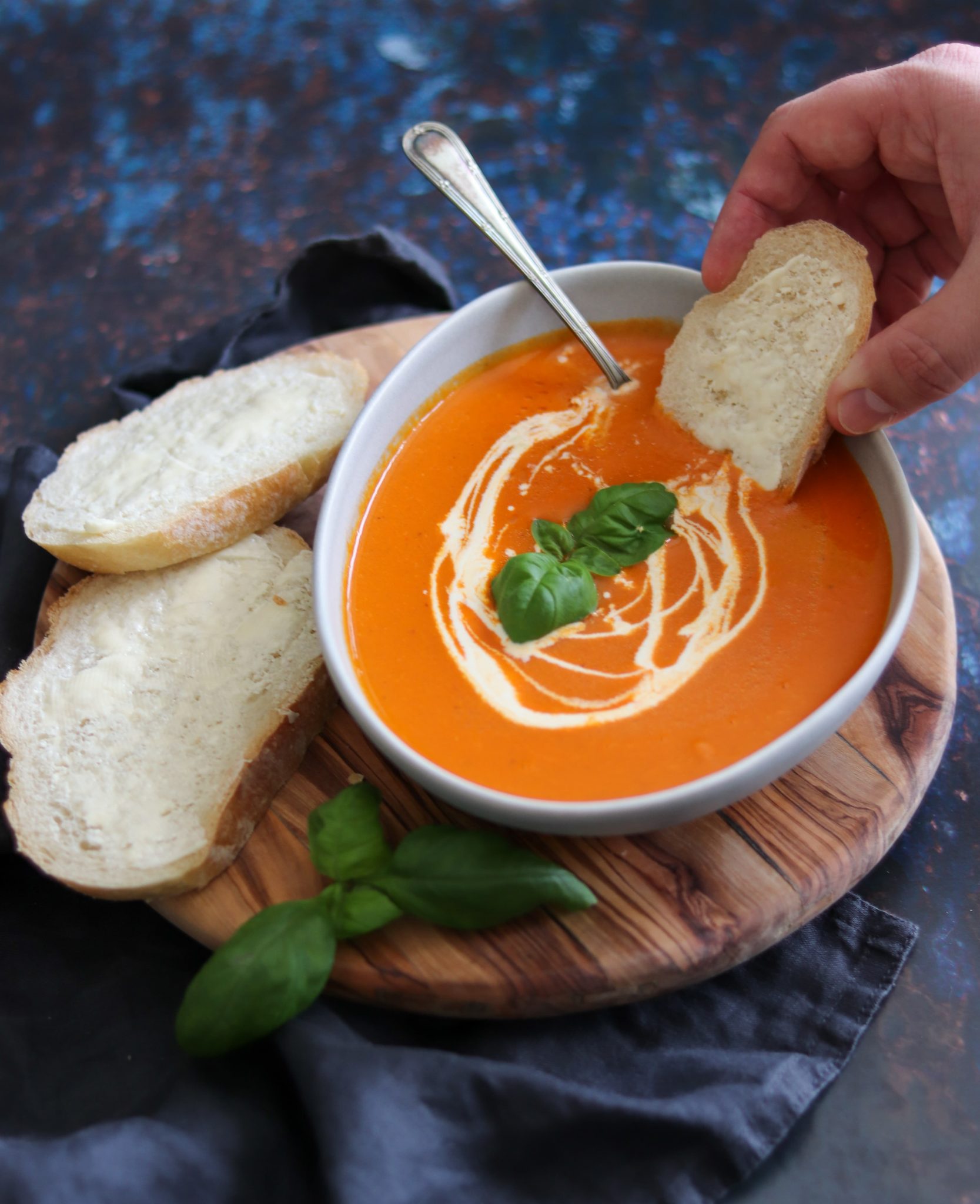 Roasted Tomato & Red Pepper Soup – Curly's Cooking