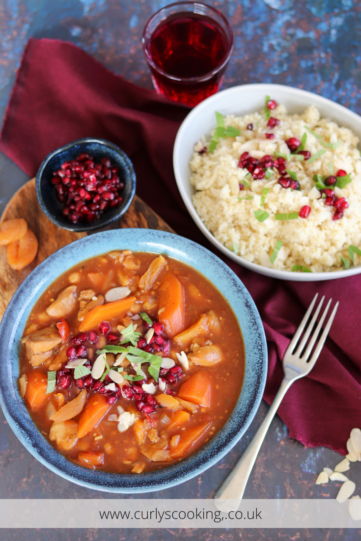 Slow Cooker Chicken Tagine – Curly's Cooking