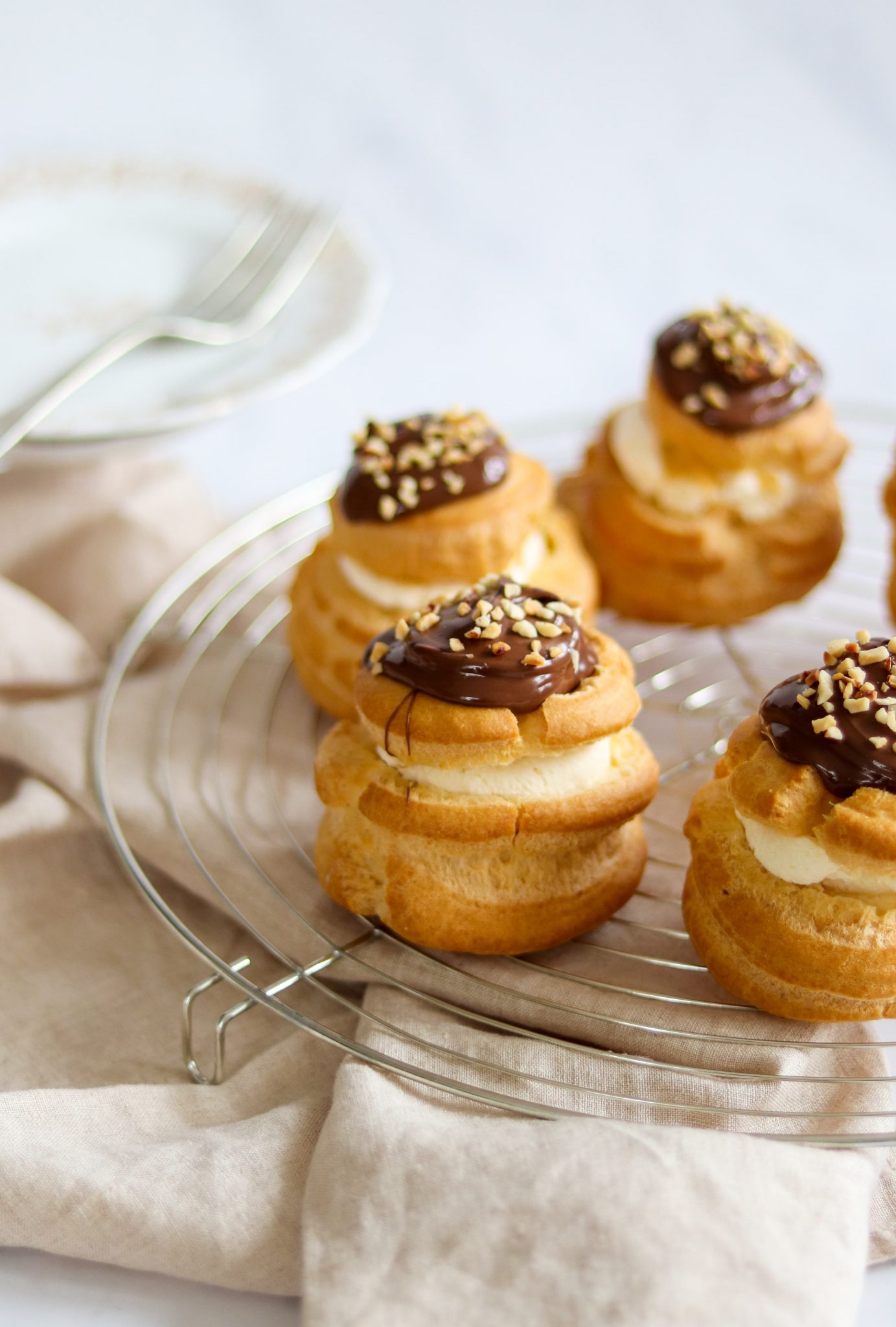 Gluten Free Nutella Choux Buns – Curly's Cooking