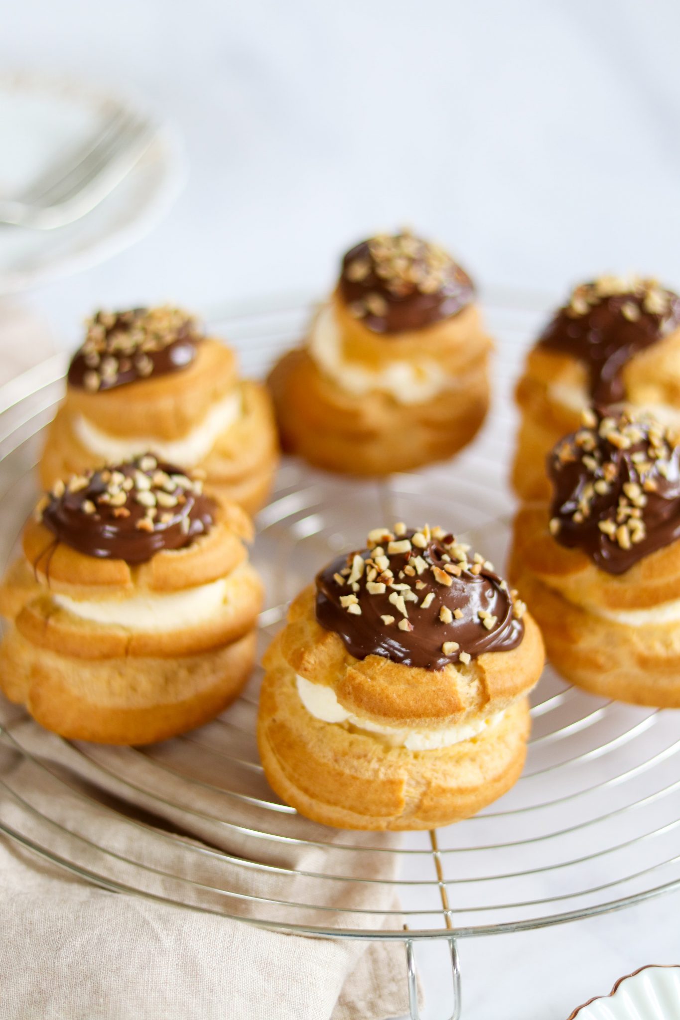 Gluten Free Nutella Choux Buns – Curly's Cooking