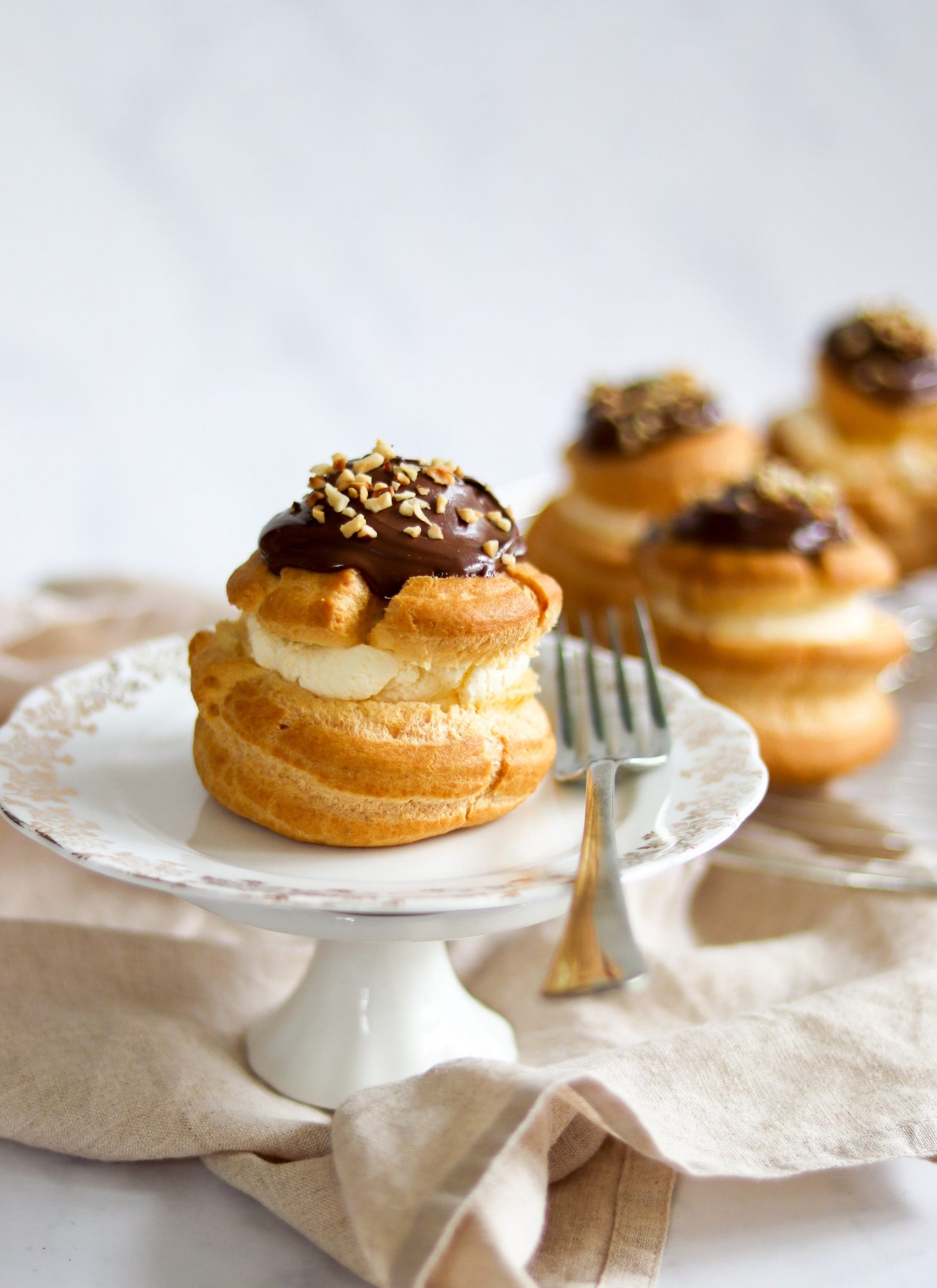 Gluten Free Nutella Choux Buns – Curly's Cooking