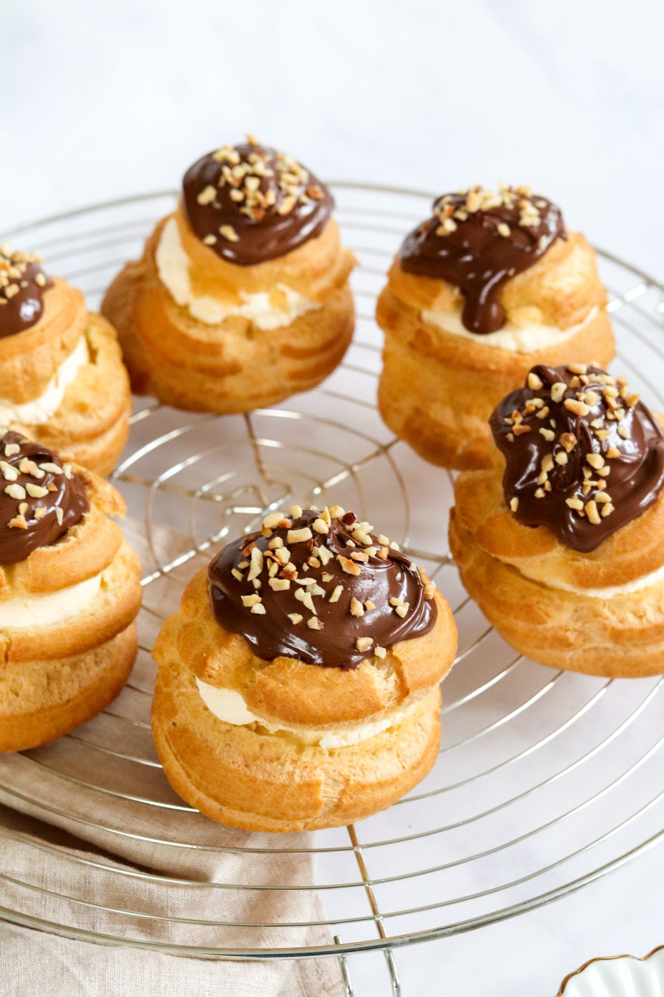 Gluten Free Nutella Choux Buns – Curly's Cooking
