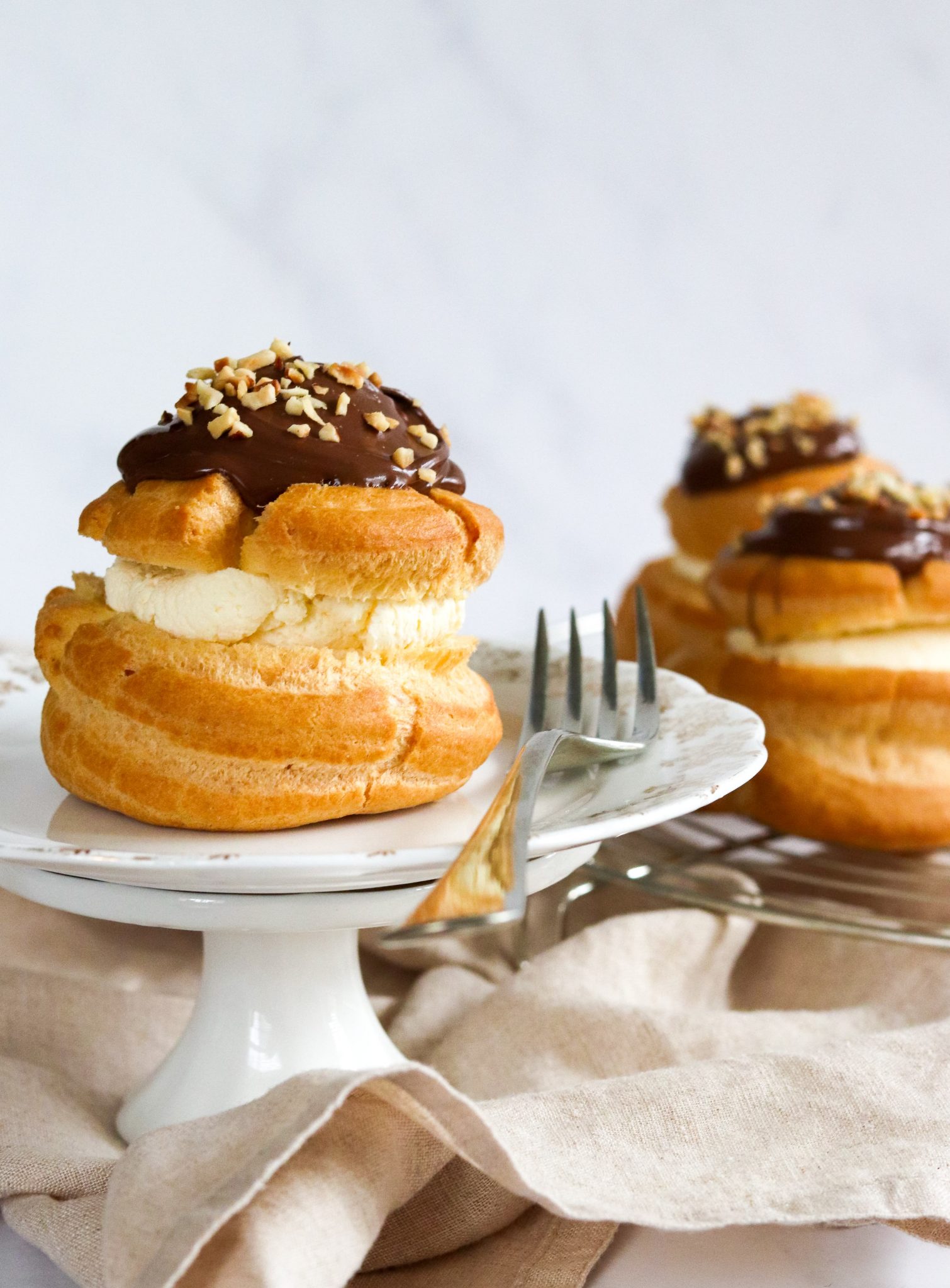 Gluten Free Nutella Choux Buns – Curly's Cooking