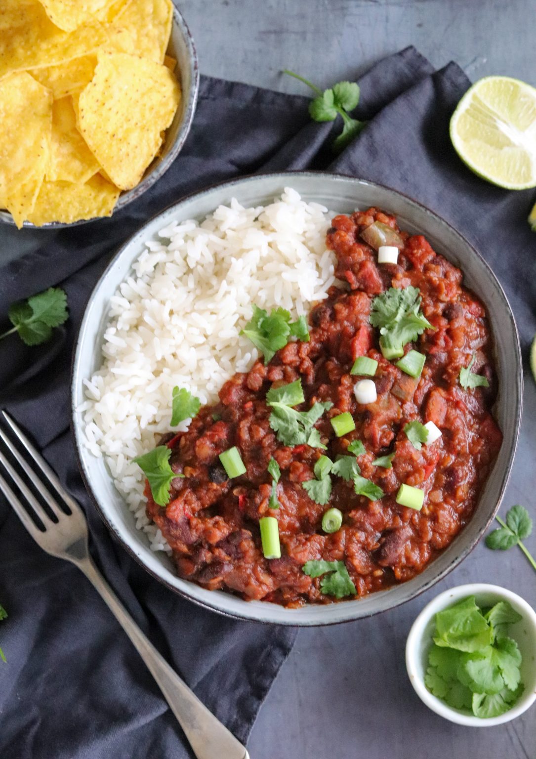 Vegan Lentil Chilli – Curly's Cooking