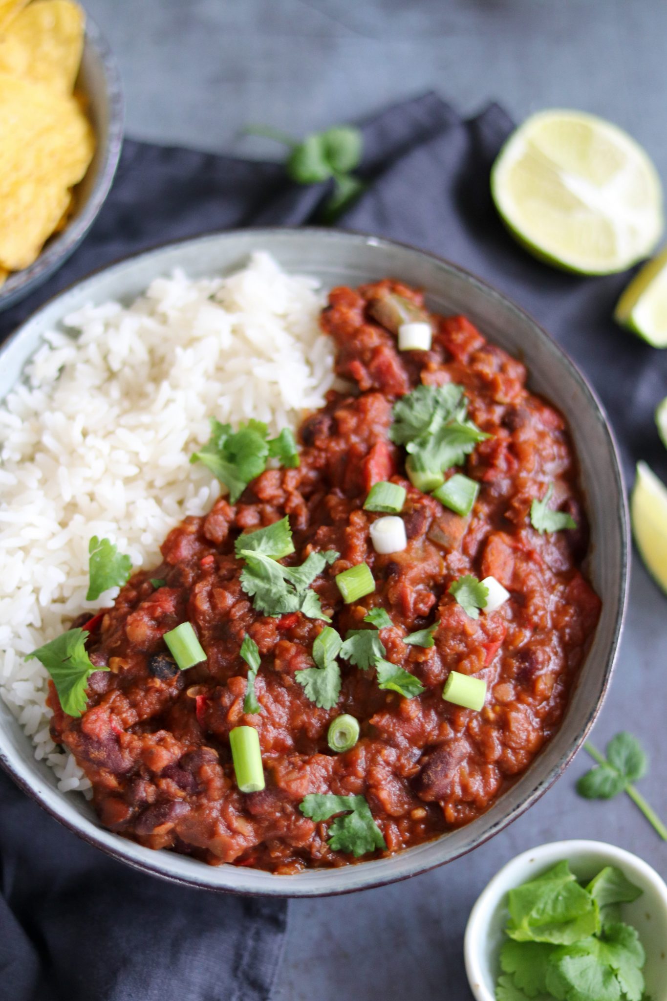 Vegan Lentil Chilli – Curly's Cooking