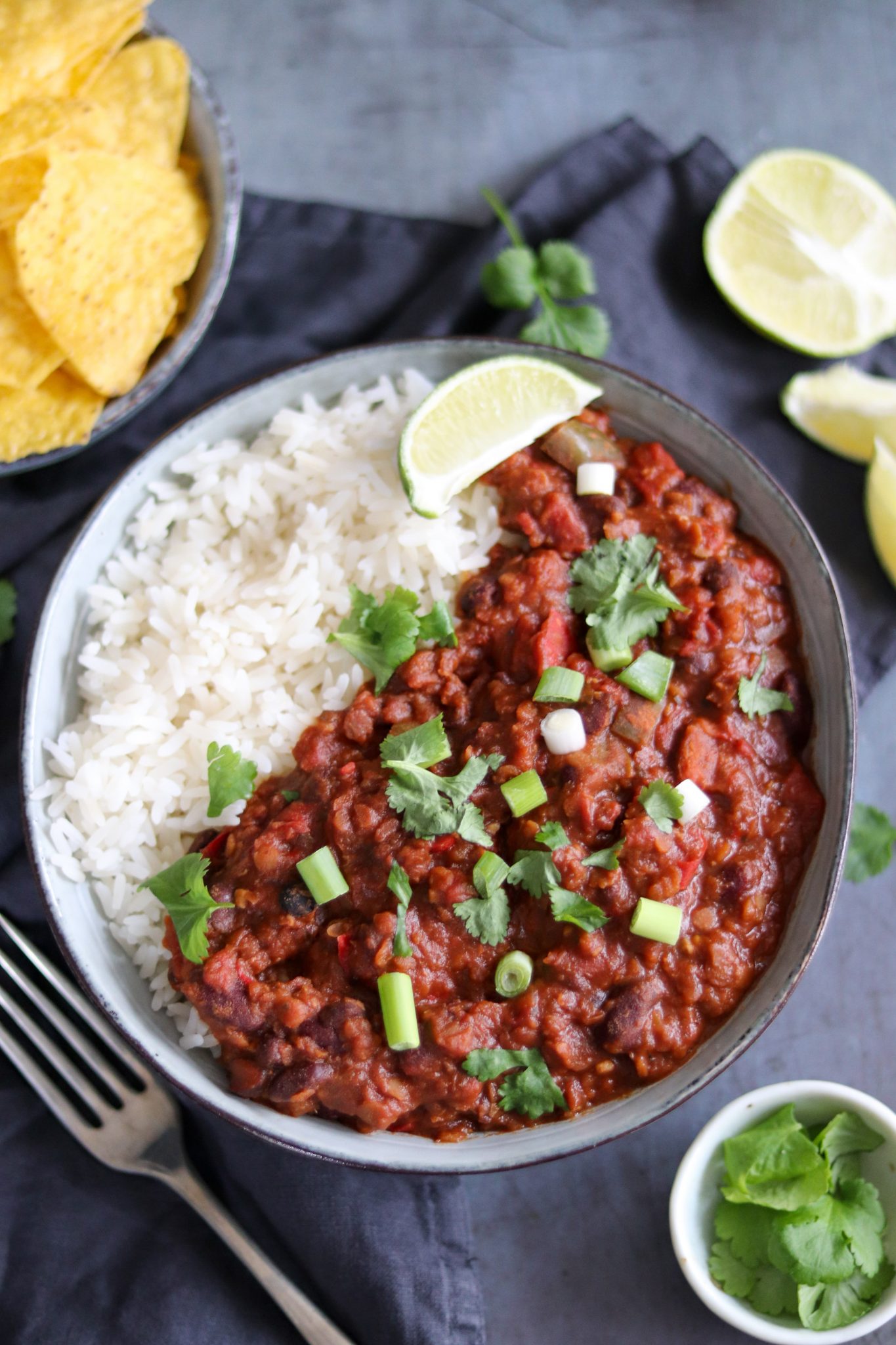 Vegan Lentil Chilli – Curly's Cooking