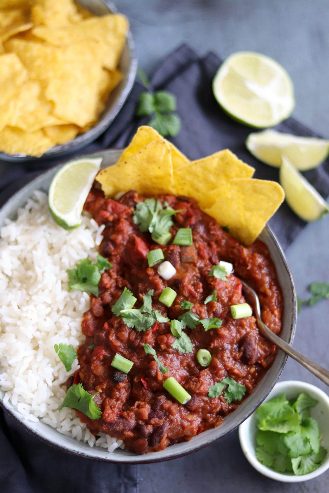 Vegan Lentil Chilli – Curly's Cooking