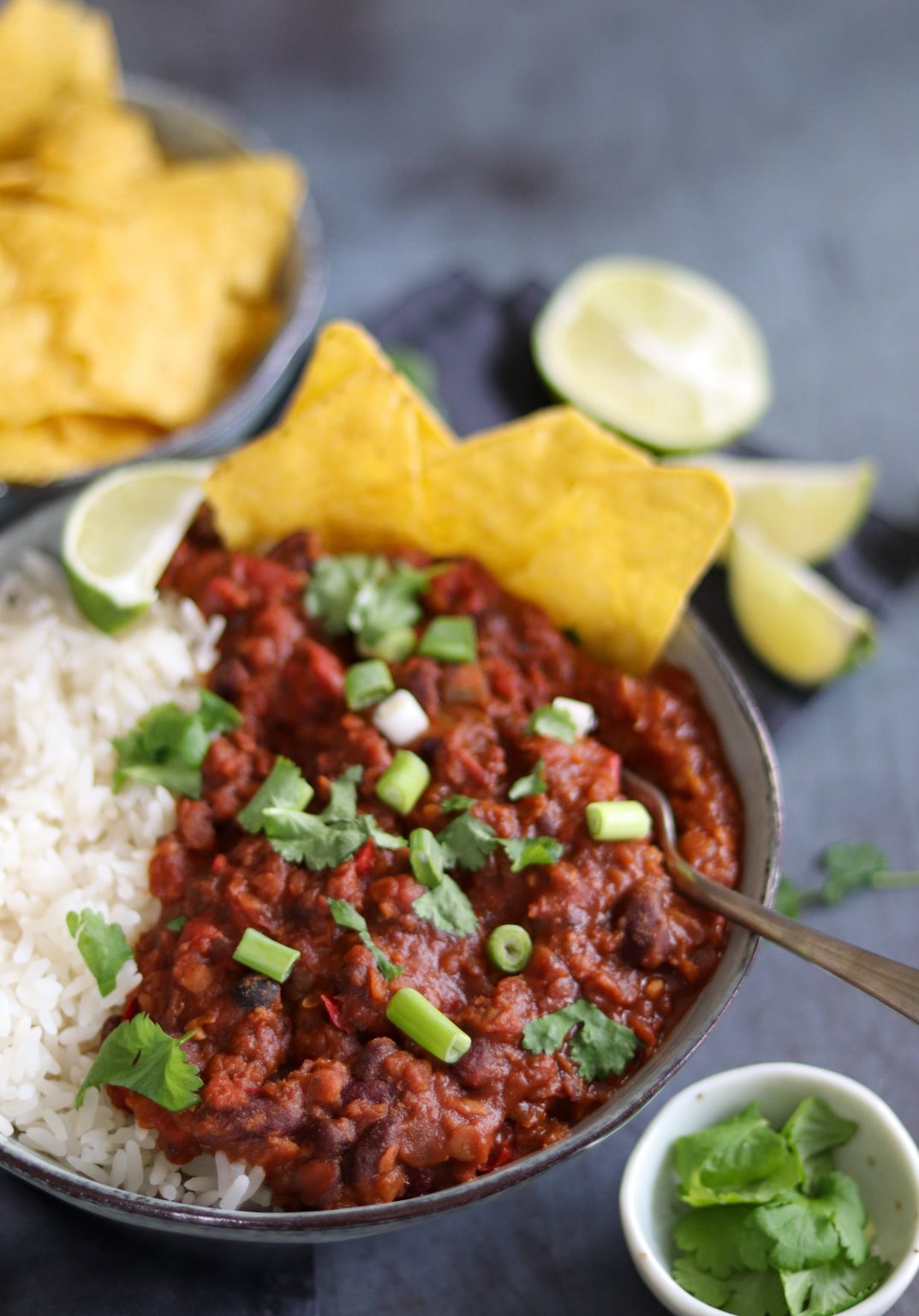 Vegan Lentil Chilli – Curly's Cooking