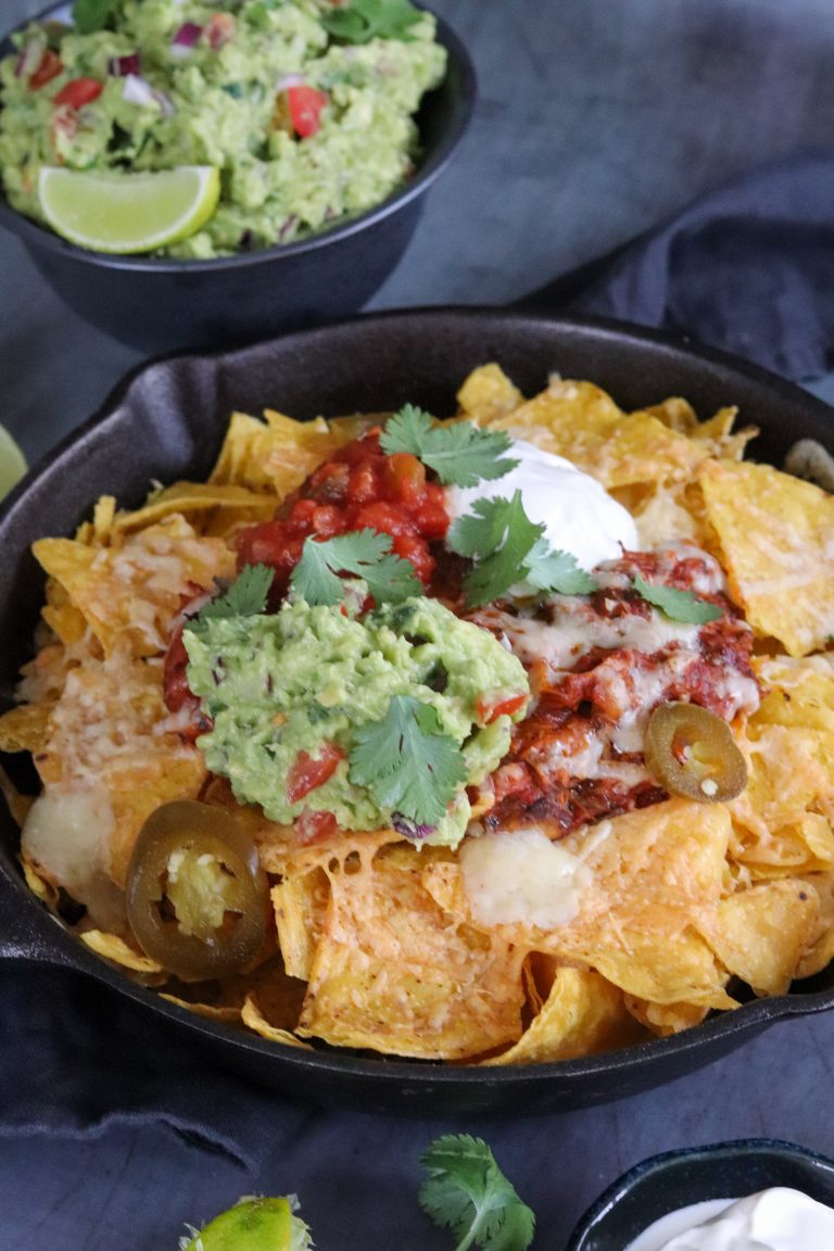 Chicken & Chorizo Nachos – Curly's Cooking