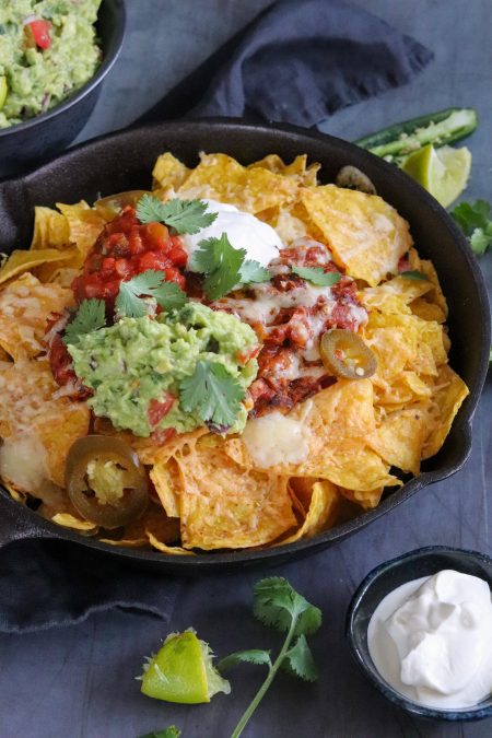 Chicken & Chorizo Nachos – Curly's Cooking