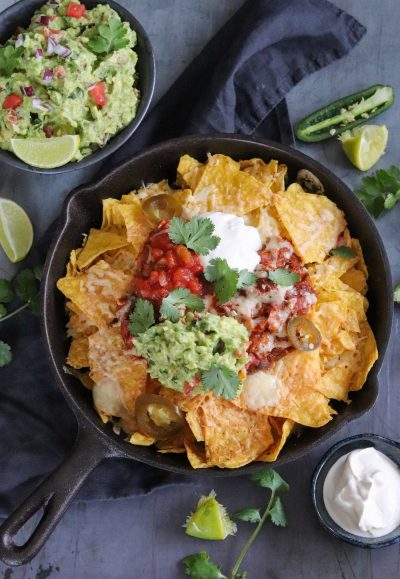 Chicken & Chorizo Nachos – Curly's Cooking