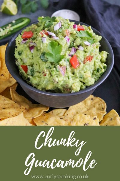 Chunky Guacamole – Curly's Cooking
