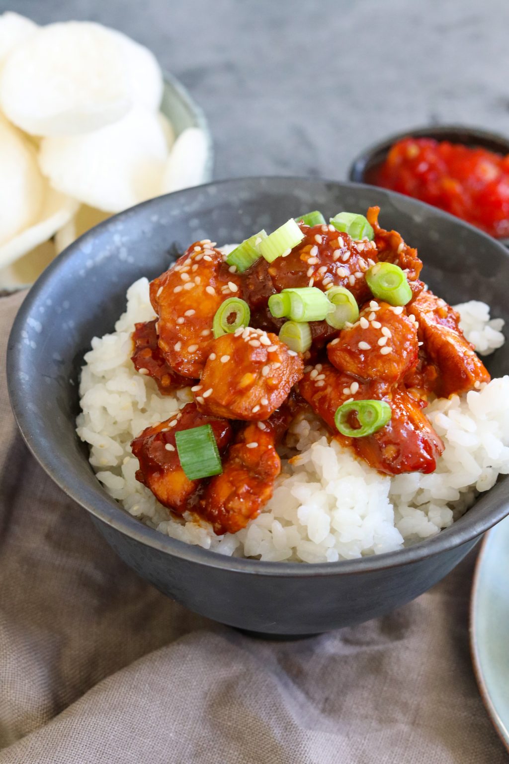 Sticky Sweet Chilli Chicken – Curly's Cooking