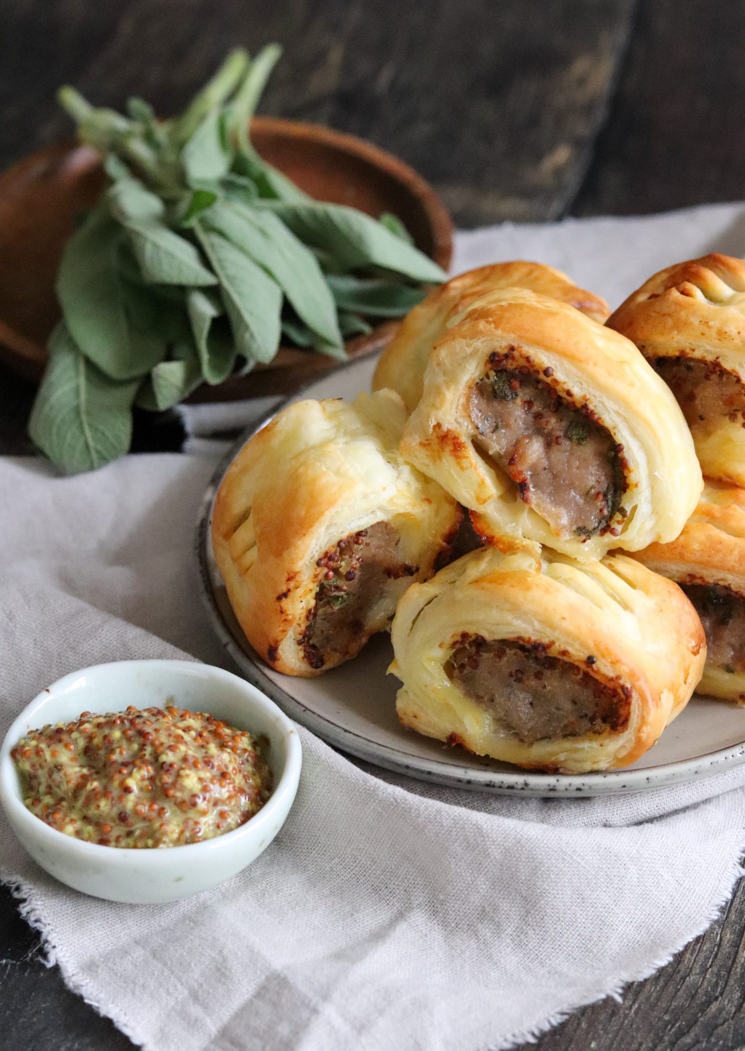 Mustard & Sage Sausage Rolls