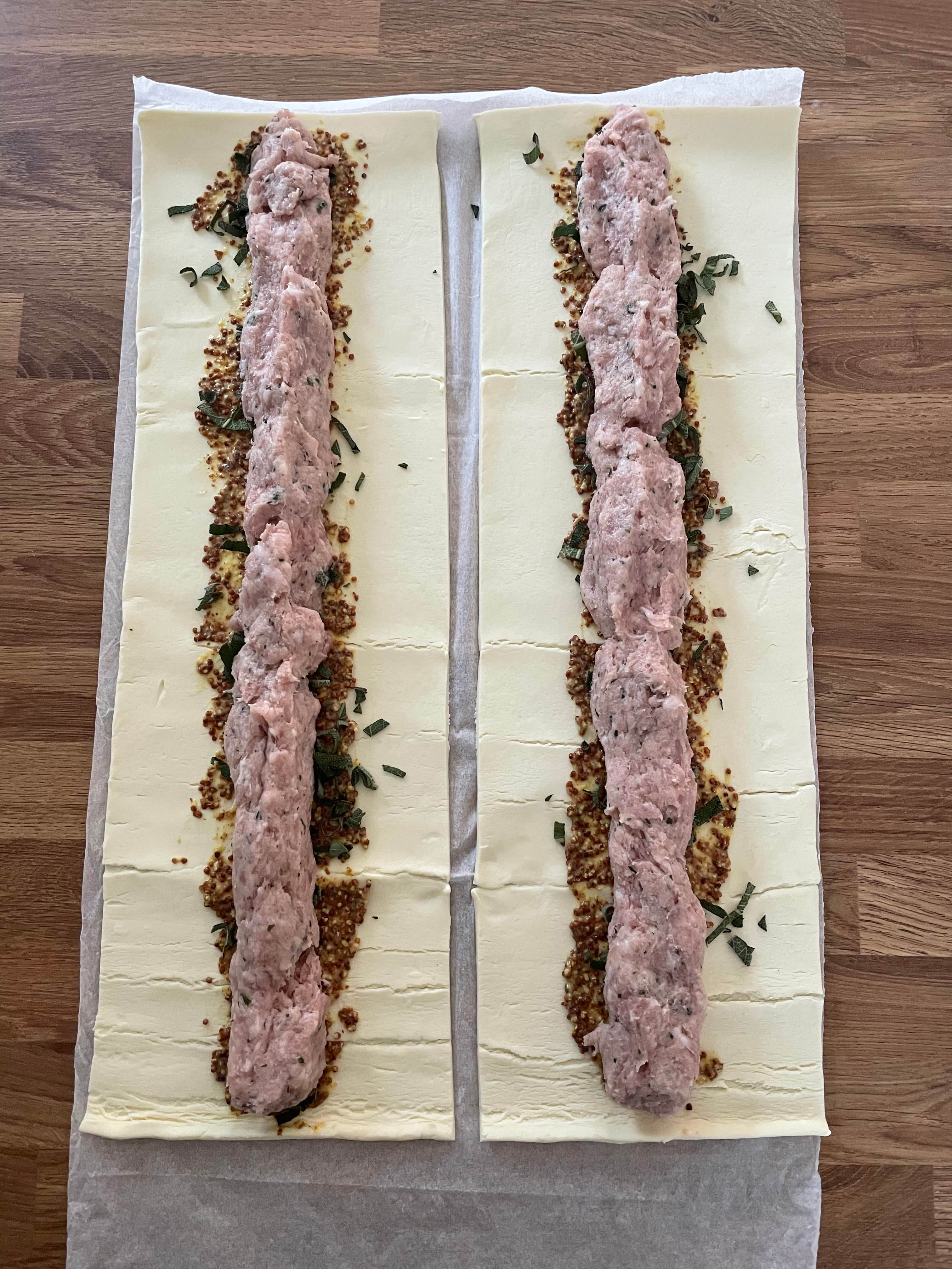 Mustard & Sage Sausage Rolls