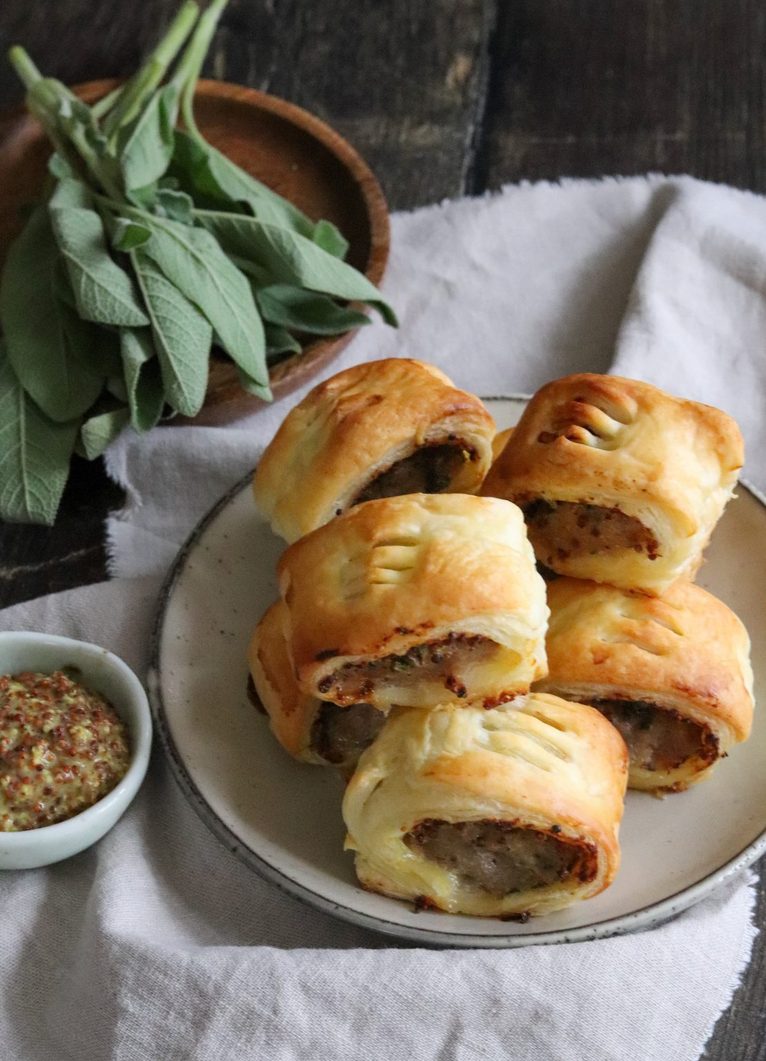 Mustard & Sage Sausage Rolls