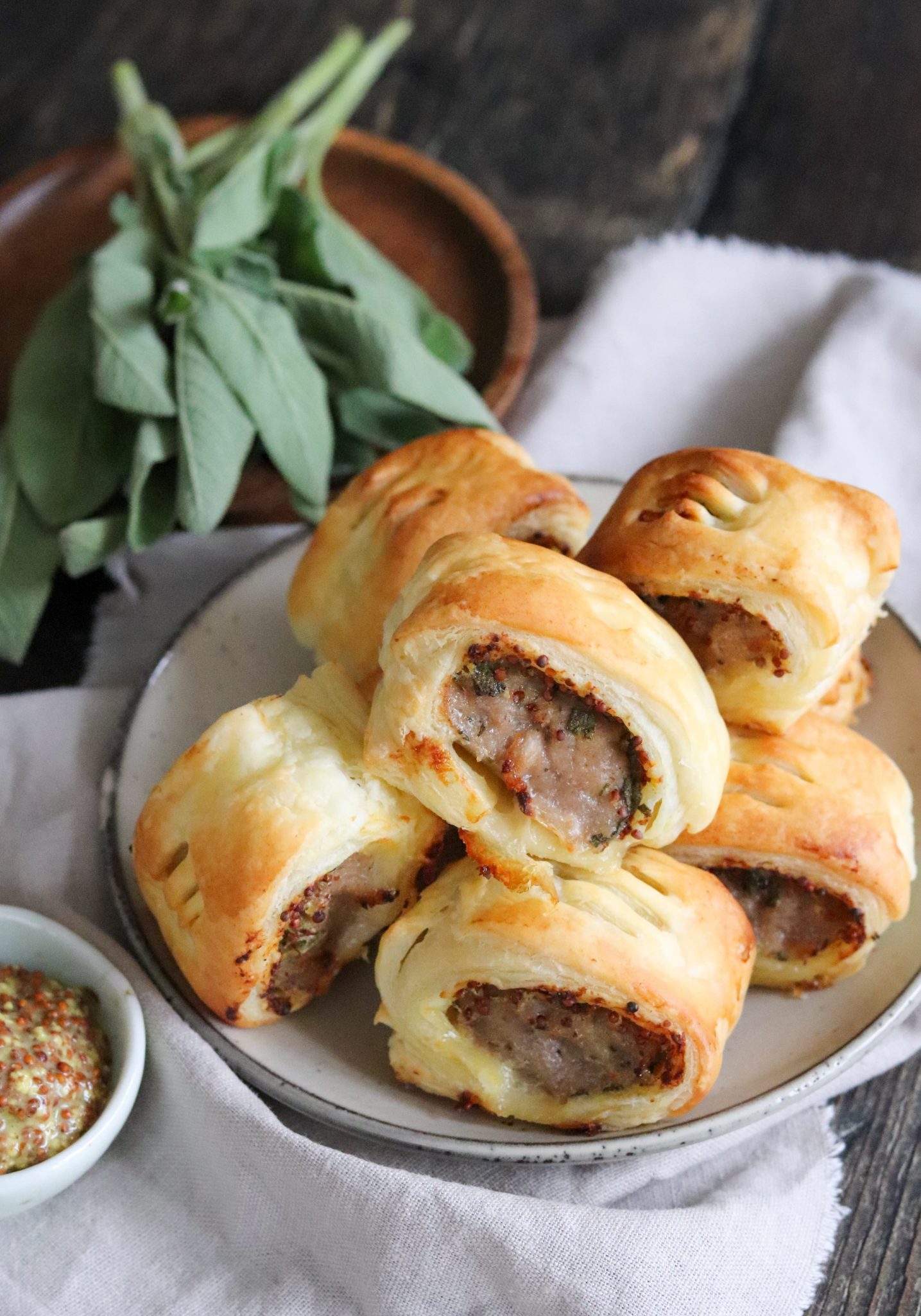Mustard & Sage Sausage Rolls