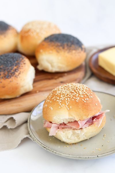 Poppy & Sesame Seed Bread Rolls – Curly's Cooking