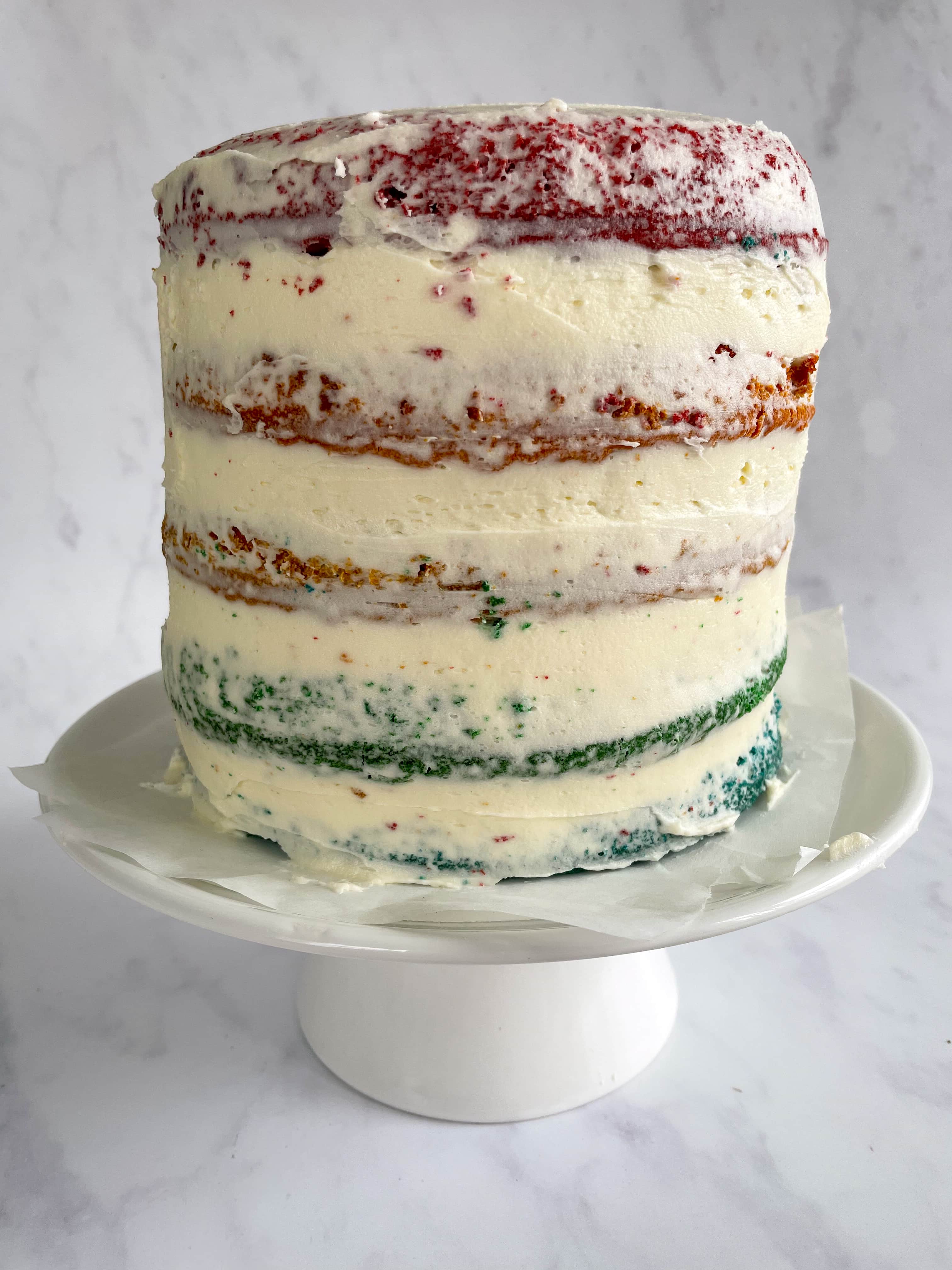 Rainbow Layer Cake – Curly's Cooking